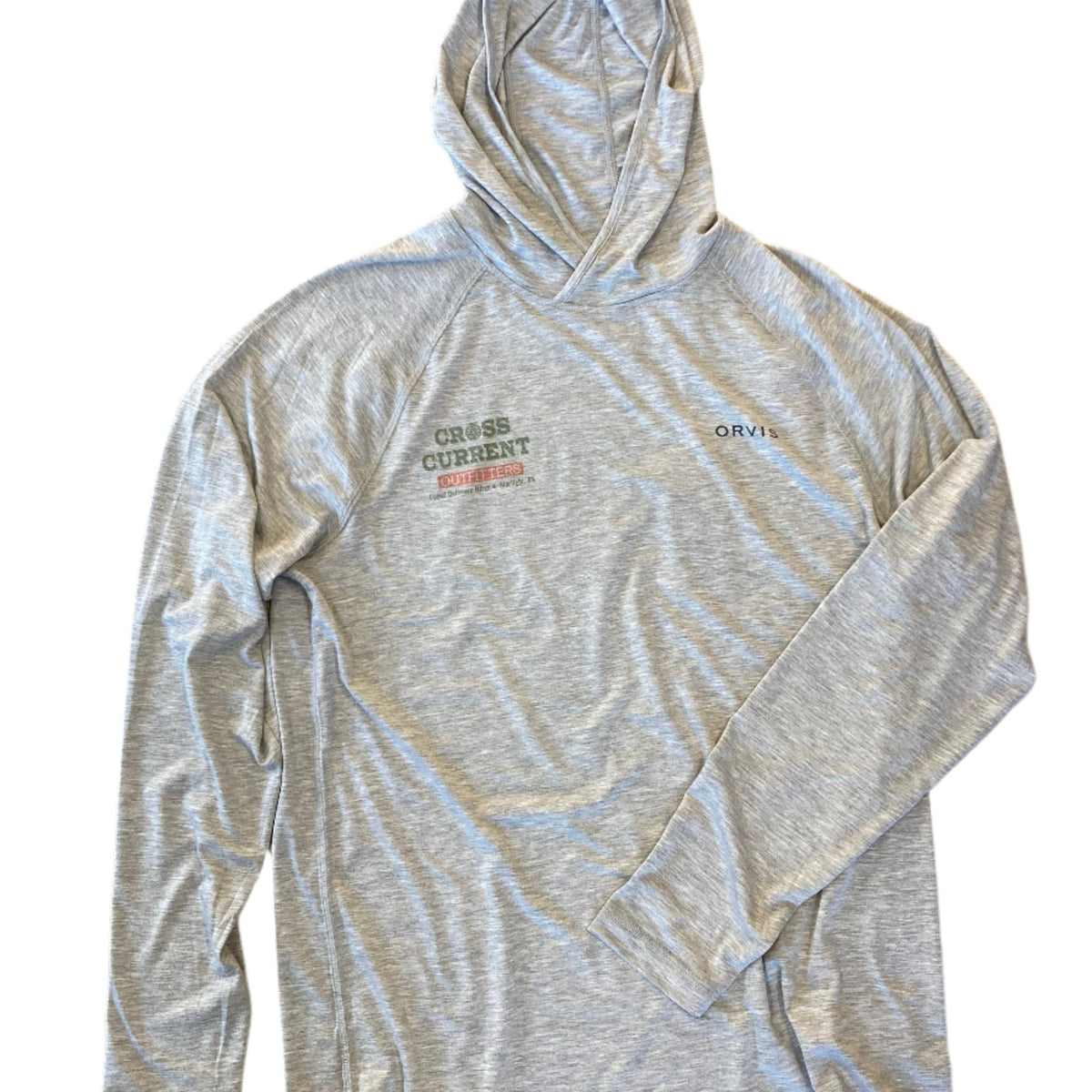 DriCast™ Hoodie - silk screened with Cross Current – Cross Current ...